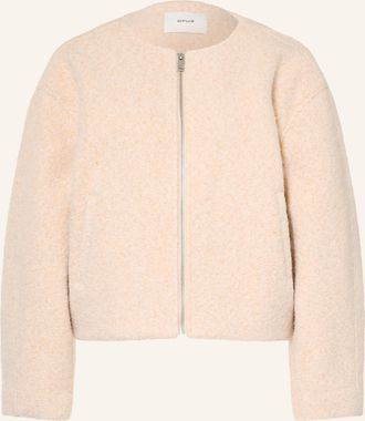 OPUS Overjacket Hurlisa Aus Boucl&eacute; beige