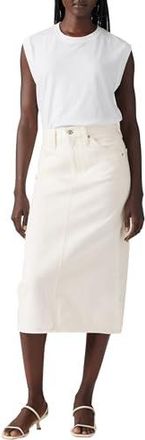 Levi's HR Back Slit Skirt Snowing in La, Snowing in La, 28W