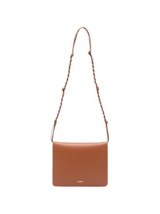 Jil Sander Tangle Sac bandouli&egrave;re en cuir moyen