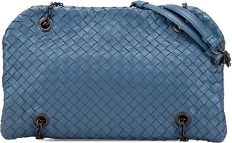 Bottega Veneta Hobo Bags - Nappa Intrecciato Duo Shoulder Bag - Gr. unisize - in Blau - für Damen