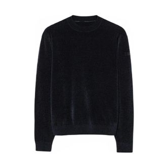 Roberto Ricci Design Velvet Rundstrickpullover - - Knitwear - Herren - Blau - 2XL