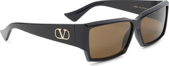 Valentino Lunettes De Soleil - Noir