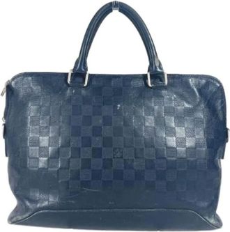 Louis Vuitton unisex, Pre-owned, Bleu, Taille: ONE Size Sac à main en tissu vintage Pre-owned
