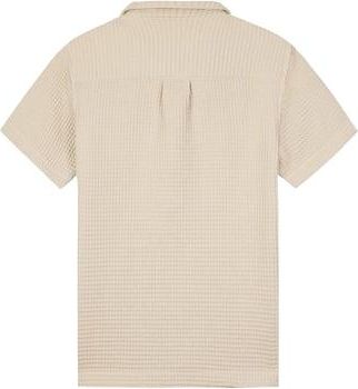 Maison Labiche Chemise Germain gaufr&eacute;e en coton