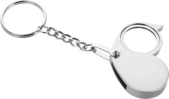 Hemobllo Faltbare Taschenlupe mit Schlüsselanhänger Robustes Optisches Tragbare Lupe für Antiquitäten Botanik und Alltag Kompakte Vergrößerungshilfe für Unterw