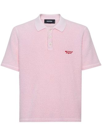 Dsquared2 polo à logo appliqué - Rose