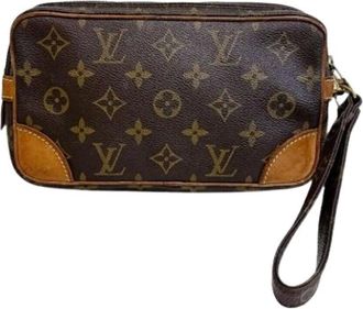 Louis Vuitton Sac pochette Pre-owned - Femme - Pre-owned - Brun - Taille: ONE Size