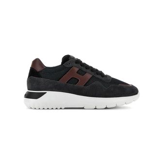 Hogan Homme, Chaussures, Gris, Taille: 45 EU Baskets Interactive3
