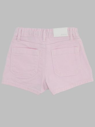 Bellerose Cotton Denim Shorts - Pink