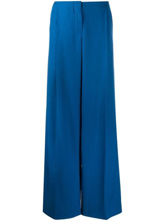 Nina Ricci pantalon de costume ample - Bleu
