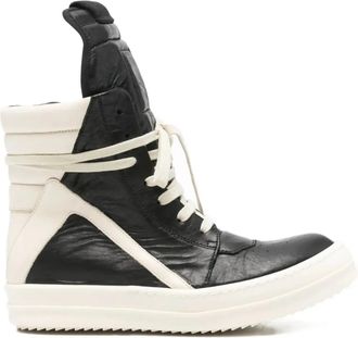 Rick Owens Low-Top Sneaker - Geobasket Black/milk/milk - Gr. 37,5 (EU) - in Schwarz - f&uuml;r Damen