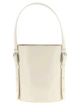Coperni Glossy Cowhide Bucket Bag - Beige