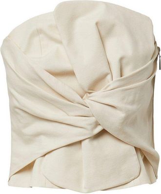 Comma Blusentop Bluse Festives Corsagen-Top mit Smok-Detail, comma x F&uuml;sun Lindner