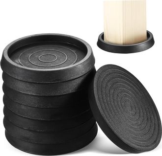 NUOBESTY 8stücke Teiliges Runde Gummi-füße rutschfeste Polster Für Stühle Tische Sofas Pianos Stabile Bodenschutzmatten Für Kratzfreie Böden Langlebige Anti-ru