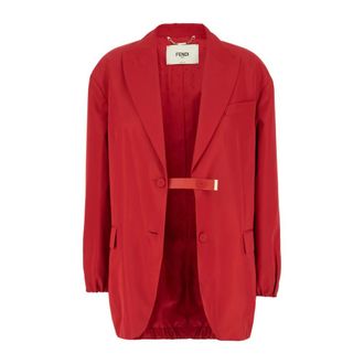 Fendi Damen, Jacken, Rot, 2XSGr&ouml;&szlig;e
