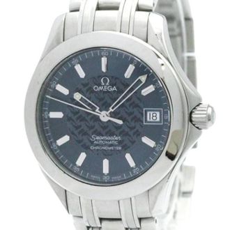 Omega Pre-owned Seamaster 2506.80 Armbanduhr - - Pre-owned - Herren - Blau - ONE SIZE