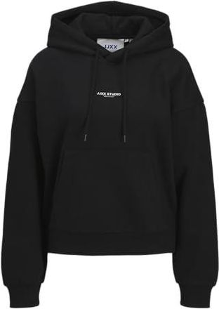 Jack & Jones Jack & Jones Jxstudio Vesterbro Ls RLX Sweat &agrave; Capuche SWT Noos, Noir, XS