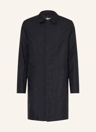 Etro Etro Jacquard-Mantel blau