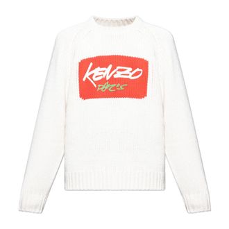 Kenzo Wollpullover - - Knitwear - Herren - Wei&szlig; - L