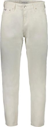 Calvin Klein Homme, Jeans, Blanc, Taille: W29 Jean blanc en coton pour papa avec logo