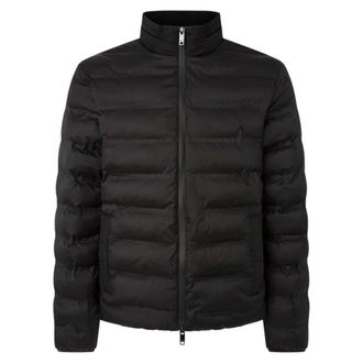 Hackett Herren Lw Moto Steppjacke, Black (Black), XS