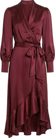 Zimmermann Robe Au Genou - Rouge