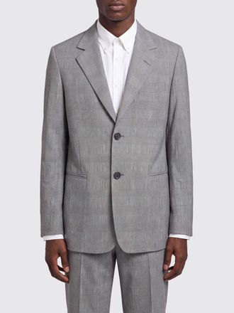 Golden Goose Blazer droit en laine &agrave; motif Prince de Galles