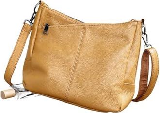 Generic 2025 Sac à bandoulière convertible en cuir de vache souple véritable pour femme - Sac spacieux et sans effort de qualité pour les trajets quotidiens, 