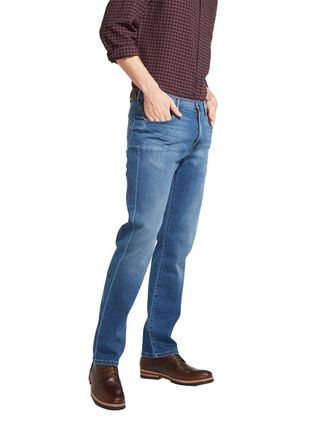 Wrangler Herren Arizona Straight Jeans, Blau (Bright Stroke), 42W / 34L