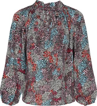 Faina Bluse Frauen mehrfarbig