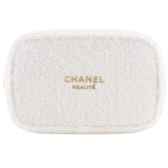 Chanel Pre-owned Stoff Clutch - - Pre-owned - Damen - Wei&szlig; - ONE SIZE