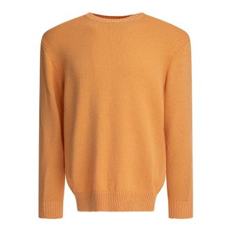 Beams Plus Lily Yarn Pullover - - Knitwear - Herren - Orange - XL