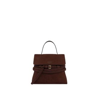 Moschino Femme, Sacs, Brun, Taille: ONE Size Tie Me Small Hand Bag