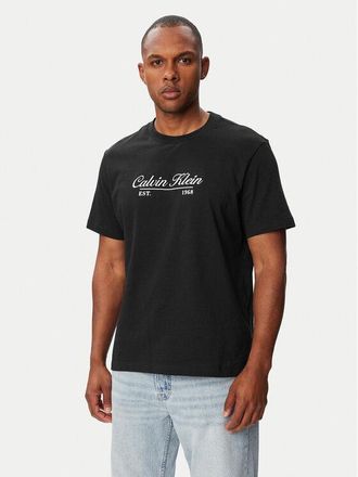 Calvin Klein Jeans T-Shirt LV04RG822G Schwarz Regular Fit