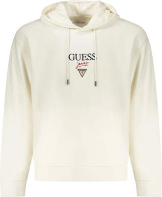 Guess Homme, Sweatshirts et sweats &agrave; capuche, Blanc, Taille: M SweaT-shirts &agrave; capuche