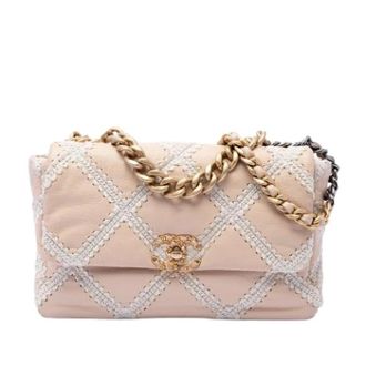 Chanel Pre-owned 19 Flap Bag - - Pre-owned - Damen - Beige - ONE SIZE