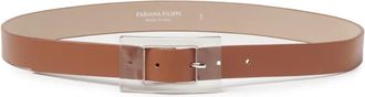Fabiana Filippi G&uuml;rtel - Belts Leather Brown - Gr. M - in Braun - f&uuml;r Damen