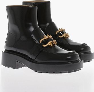 Bottega Veneta Lederstiefeletten MONSIEUR mit Gummisohle Bottega Veneta