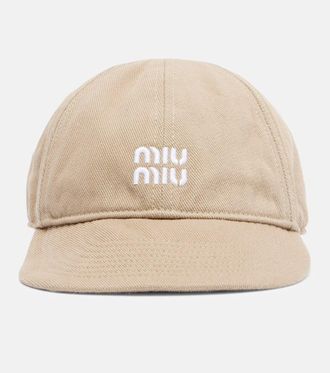 Miu Miu Baseballcap aus Denim