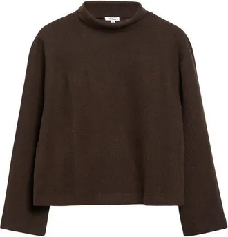 s.Oliver Sweatshirt Sweatshirt Weiches Sweatshirt mit Stehkragen