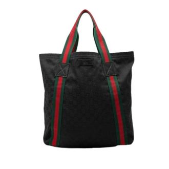 Gucci Pre-owned GG Canvas Tote Bag - - Pre-owned - Damen - Schwarzk - ONE SIZE