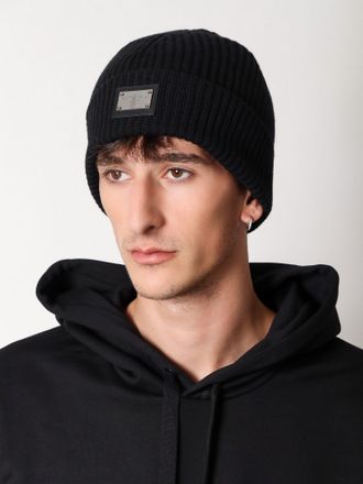 Dolce & Gabbana Mens Hat Wool And Cashmere Black