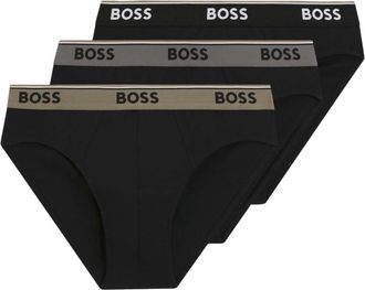 HUGO BOSS Homme, Sous-v&ecirc;tements, Noir, Taille: XL Hip Brief 3-Pack