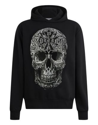 Philipp Plein Kapuzen-Sweatshirt Skull