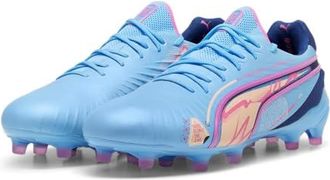 Puma King Ultimate FG/AG Volume Up Unisexe, Bleu Rose, 41 EU