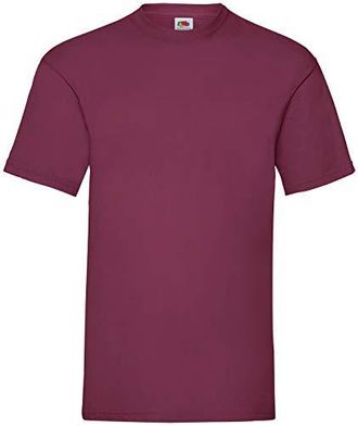 Fruit Of The Loom T-shirt - - Uni Homme - Rouge - Bordeaux - Xx-large