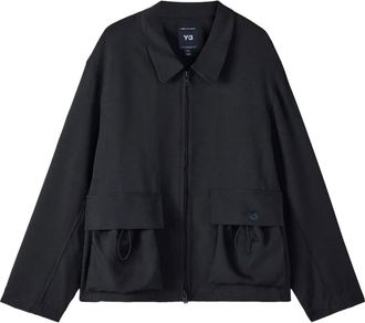 Yohji Yamamoto flap-pocket jacket - Schwarz