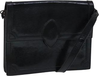 Saint Laurent Pre-owned Cuir sacs-ports-paule - Femme - Pre-owned - Noir - Taille: ONE Size