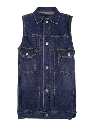 sacai Gilet - Bleu
