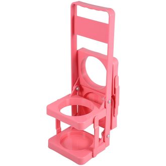 BESPORTBLE IWOWHERO Tragbarer Bierflaschentr&auml;ger aus Kunststoff Faltbar mit Griff Praktischer Getr&auml;nkehalter f&uuml;r Partys und Picknicks zum Flaschenaufbewahren